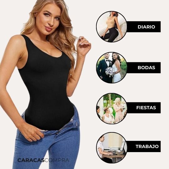 La confianza que mereces Body modelador sexy sin mangas – Caracas Compra